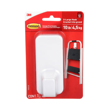Command Jumbo Hook with 4 Strips - White | staples.ca