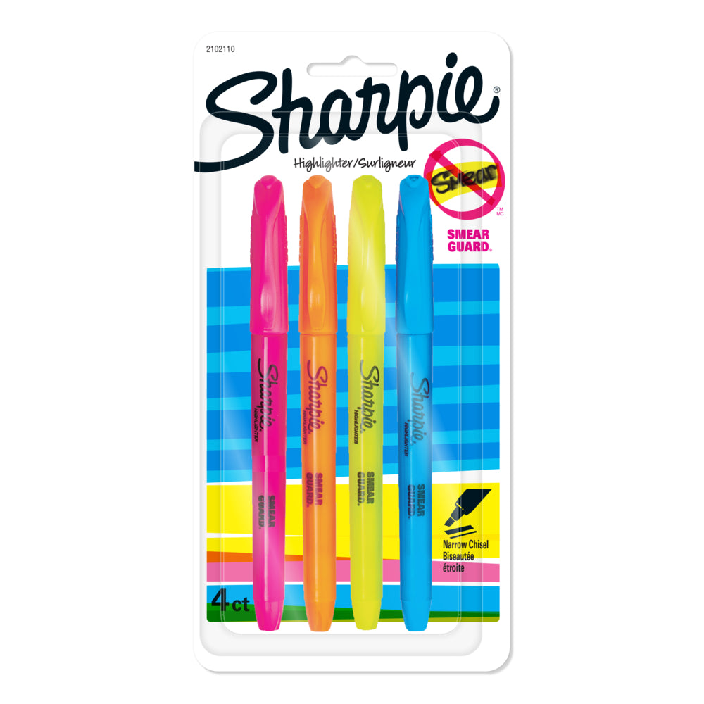 Sharpie Chisel Tip Color Pocket Highlighters | staples.ca