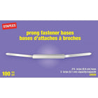 Staples Steel Prong Fasteners - 2-3/4" Base - 2" Capacity - 100 Pack ...