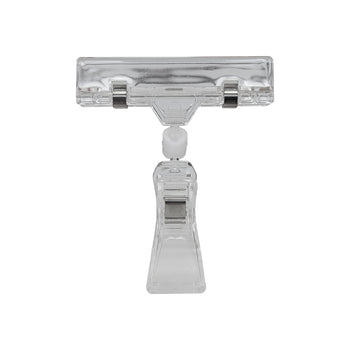 Eddie's Versa Clip Sign Holder - 4" L - Clear - 25 Pack (130652-25 ...