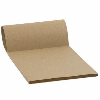 JAM Paper Sketch Paper Pad - 8.5" x 11" - Brown Kraft - 50 Sheets/Pad ...