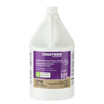 Coastwide Professional CP16 Disinfectant Spray & Wipe Cleaner - 3.78 L ...
