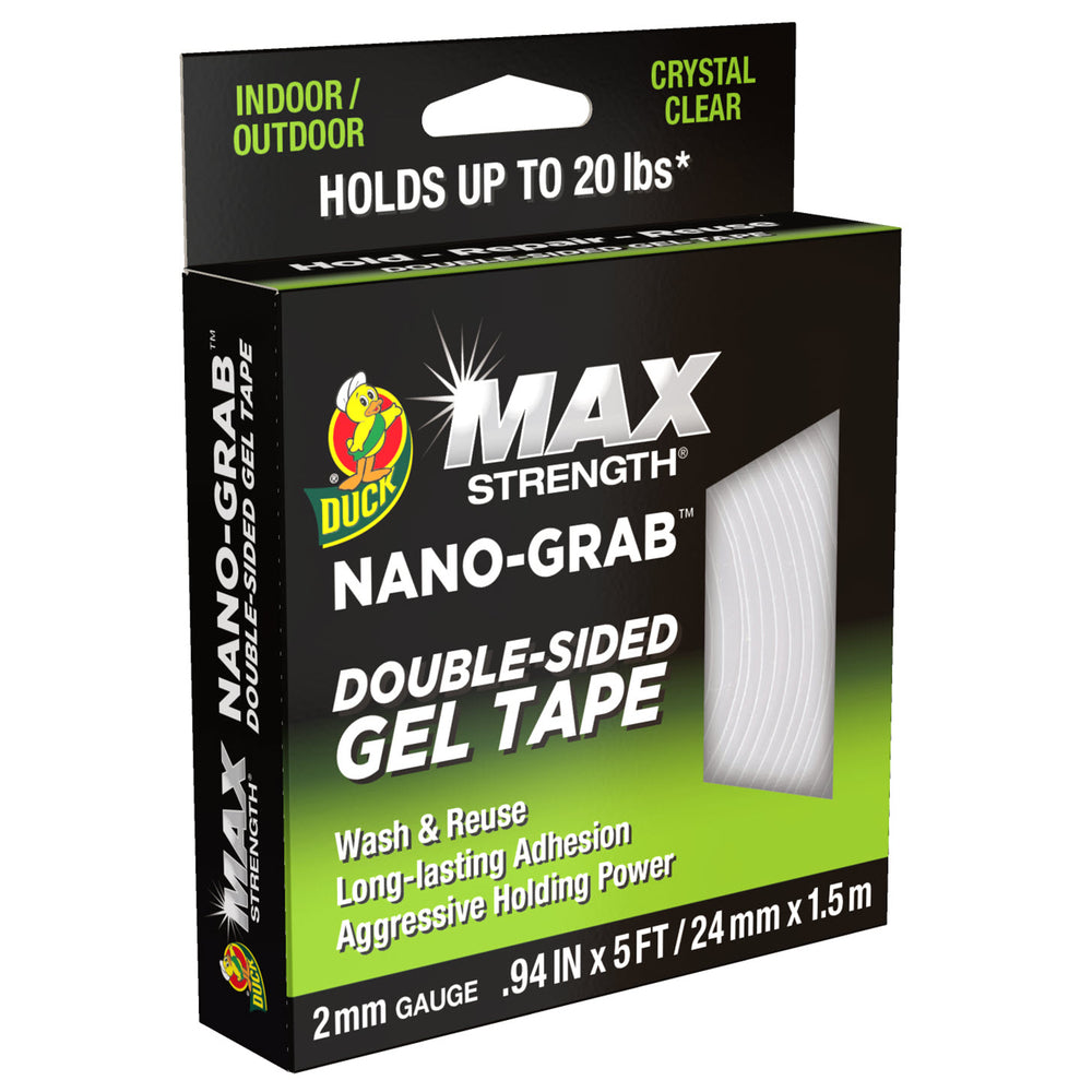 Duck Brand MAX Strength Nano Grab Gel Tape - Clear | staples.ca