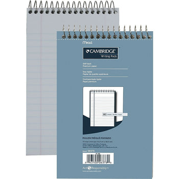 Cambridge Premium Note Pad, 5" x 8", 80 Sheets, Wide-Ruled | staples.ca