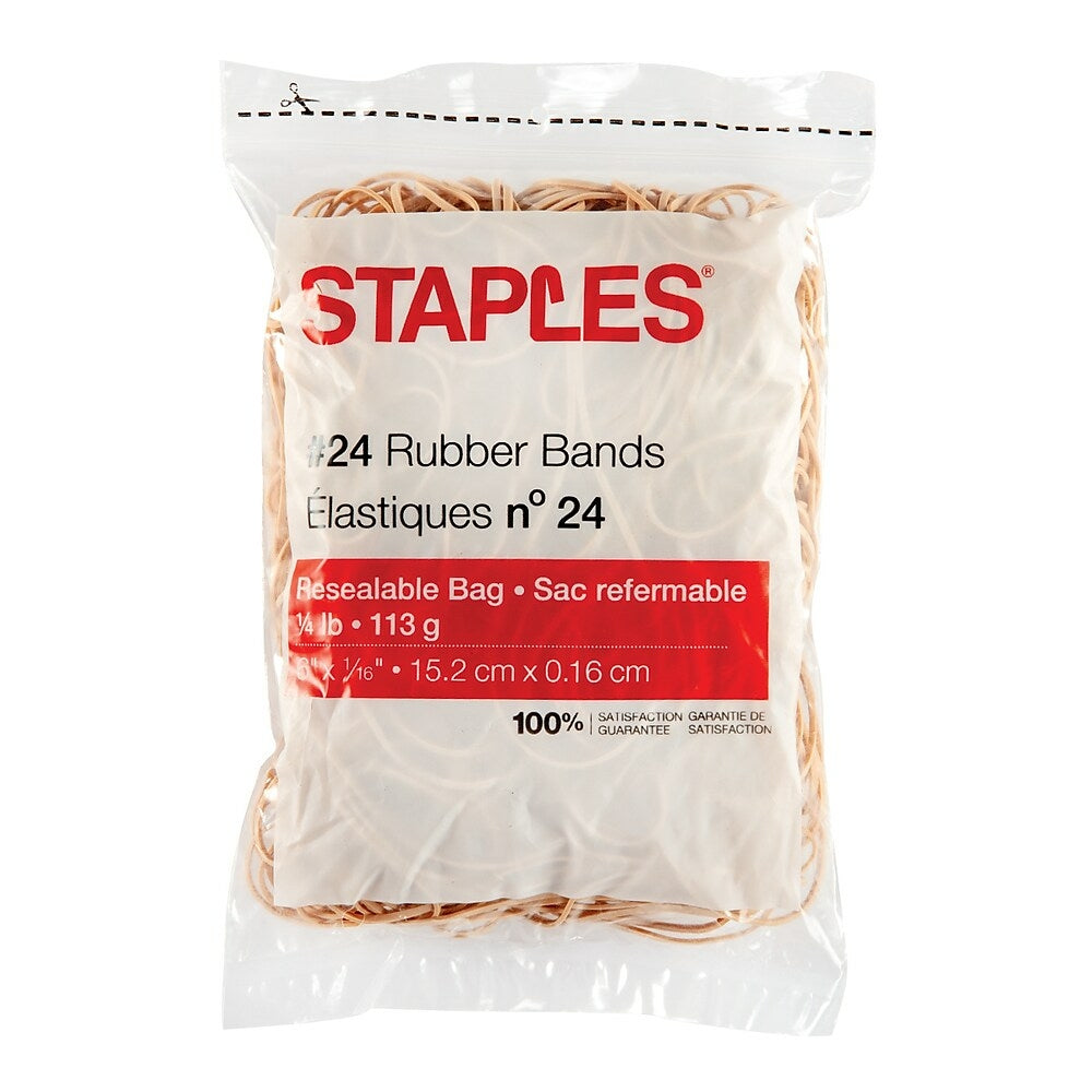 Staples Economy Rubber Bands - Size #24 | staples.ca