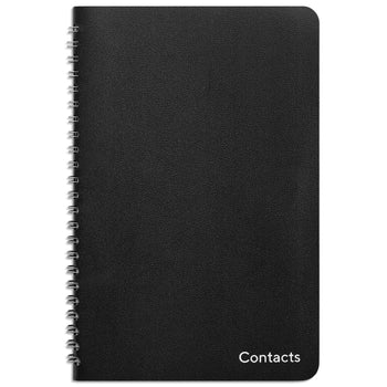 Staples Address Book - 5" W x 8" H - Black - Bilingual | staples.ca