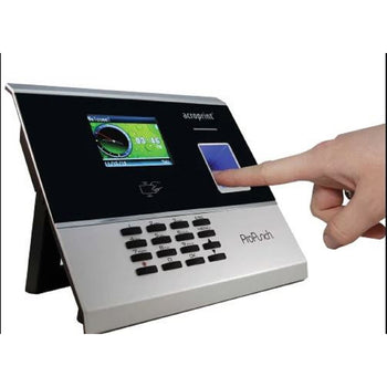 Acroprint Propunch Biometric Clock Bundle With Time & Attendance ...