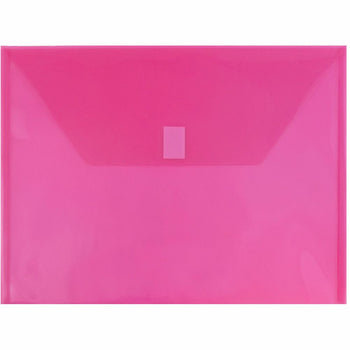 JAM Paper Plastic Envelopes with Hook & Loop Closure - Letter Booklet ...
