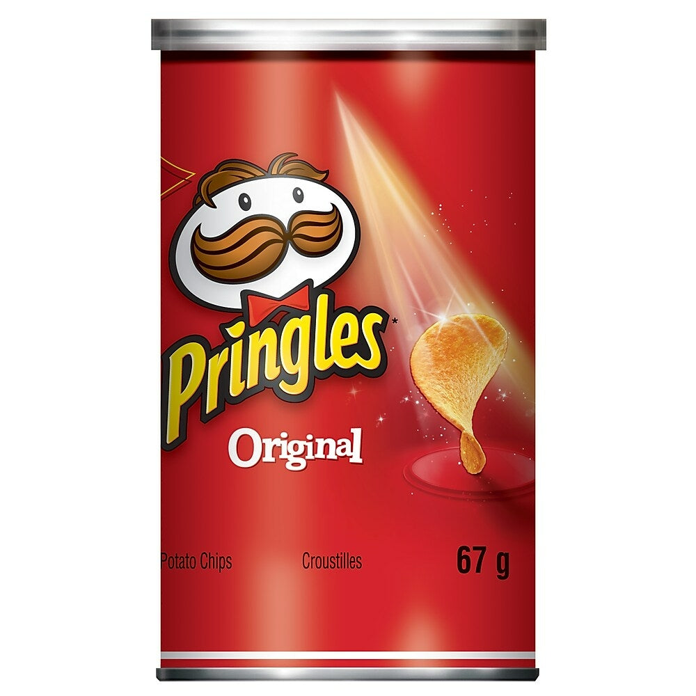 Pringles Potato Chips - Original Flavour. 67g - 12 Pack | staples.ca