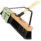 Globe 18" Wood Block Contractor Beast Push Broom, Medium Head ...