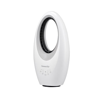 Forest Air O-Table Top Bladeless Fan - White | staples.ca