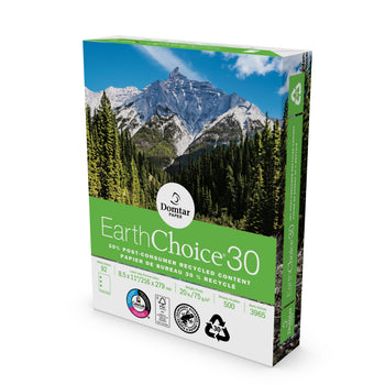 Earth's Choice 30 Recycled 3-Hole Punched Copy Paper - 8.5" W x 11" H ...