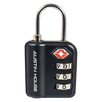 Austin House Travel Sentry 3 Dial Combination Padlock - Assorted ...