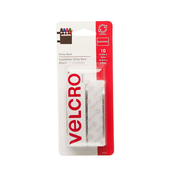 Velcro Sticky Back Fasteners, Strips, 3-1/2" x 3/4", 10-Pack | staples.ca