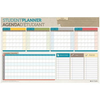 DAY-TIMER Reversible Student Planner 24" x 36" | staples.ca