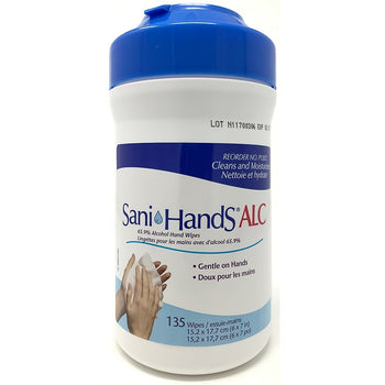PDI 65.9% Ethyl Alcohol Sani-Hands ALC Hand Sanitizing Wipes - 1620 ...