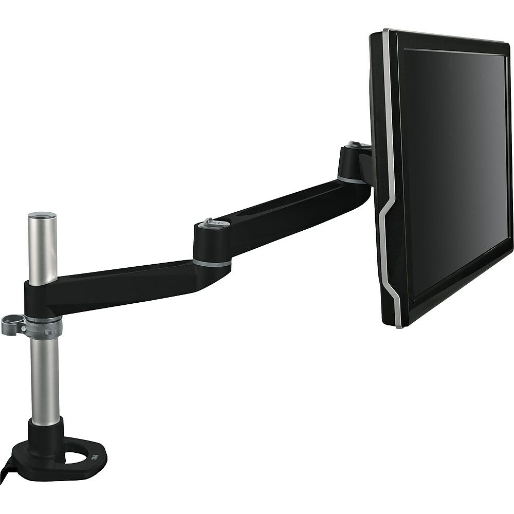 3M Dual-Swivel Monitor Arm, Black | staples.ca