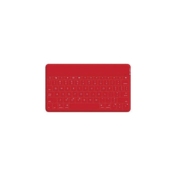 Logitech Keys-To-Go Keyboard, Red | staples.ca
