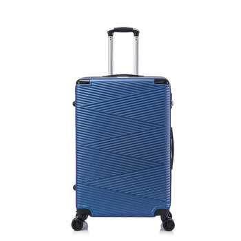 TOSCANO INTRECCIARE 20" Hardside Carry On Luggage - Blue | staples.ca