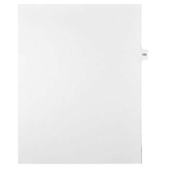 Mark Maker Legal Exhibit Index Tab White Single Tabs, 1/15th Cut ...