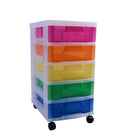 Really Useful Boxes 5x 7L Drawer Tower, Assorted | staples.ca