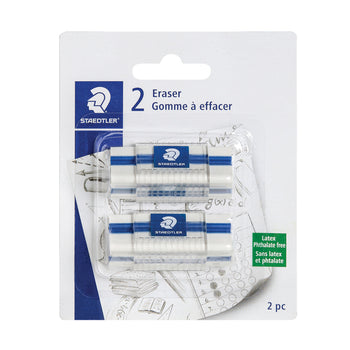Staedtler Triangle Duo-Colour PVC-Free Eraser - 2 Pack | staples.ca