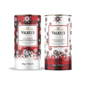 Walkers Assorted Shortbread Festive Tube Assortment - 200g - 2 Pack ...