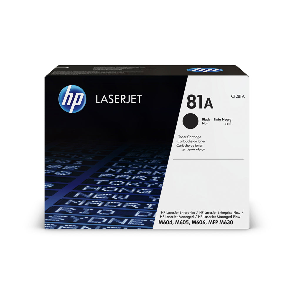 HP 81A (CF281A) Black Original LaserJet Toner Cartridge | staples.ca