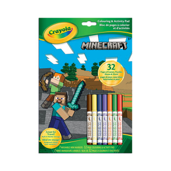 Crayola Colouring & Activity Book - Minecraft | staples.ca