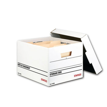 Staples Medium-duty Quick Setup Storage Box, 5 Pack | staples.ca