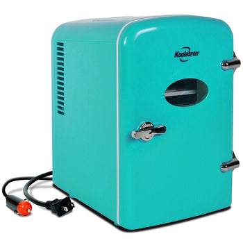 Koolatron Retro Portable 6 Can Thermoelectric Mini Fridge Cooler - 4 L ...