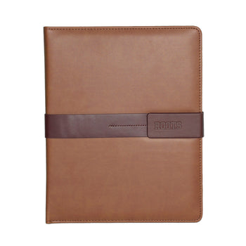 Roots Brandy Combo Slim Snap Padfolio with Magnetic tab | staples.ca