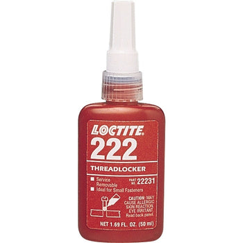 Loctite Threadlocker 222 Small Screw, Purple, Low, 20 G., Bottle - 4 ...