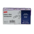 Staples # 1 Size Paper Clips - Smooth - 100 Clips/Pack - 5 Pack ...