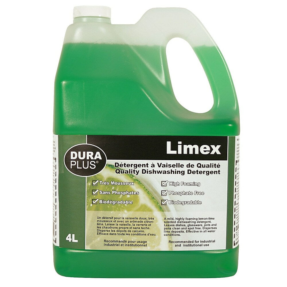 Dura Plus Limex Quality Liquid Dishwashing Detergent 4L | staples.ca