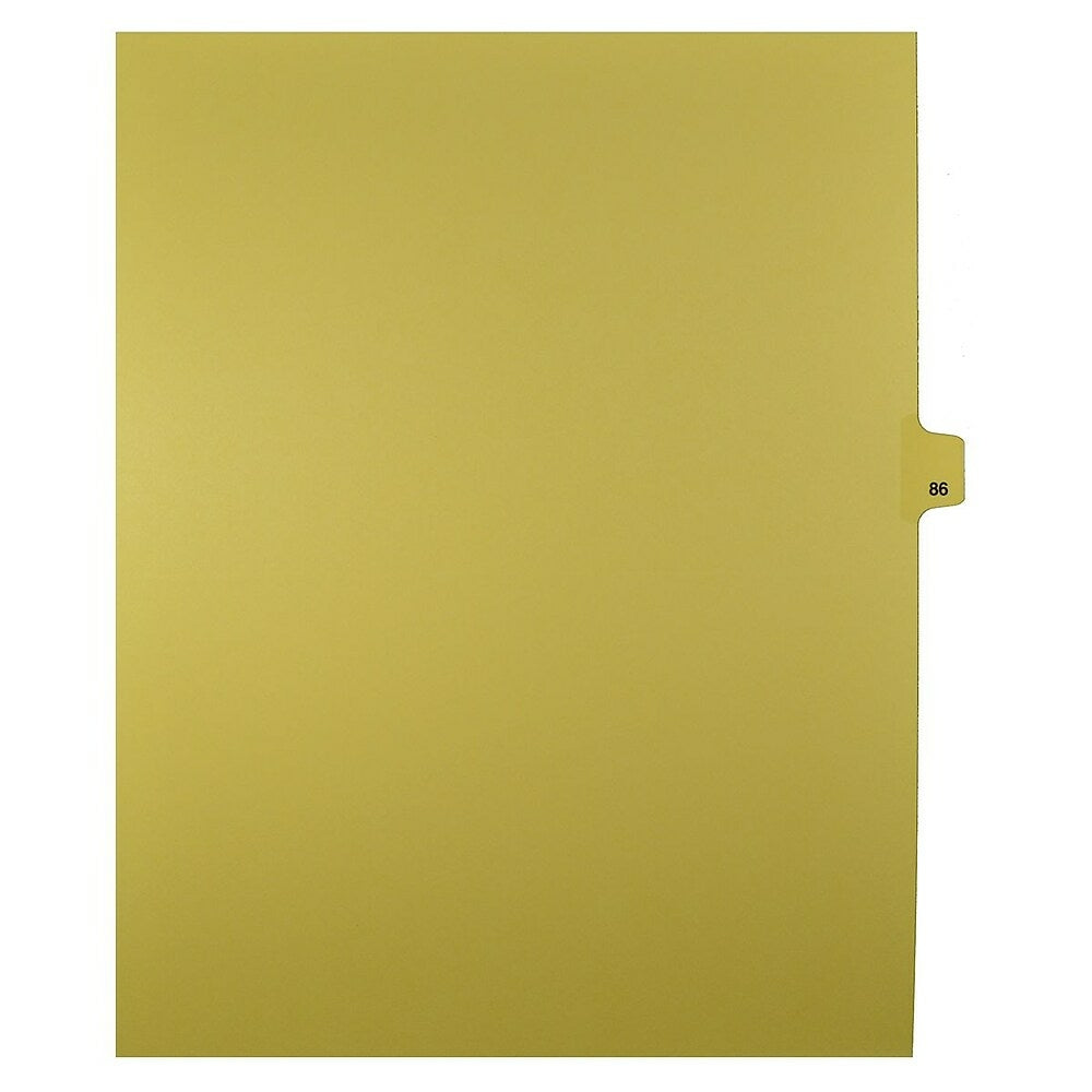 Mark Maker Legal Exhibit Index Tab Buff Single Tabs, 1/25th Cut, Letter ...