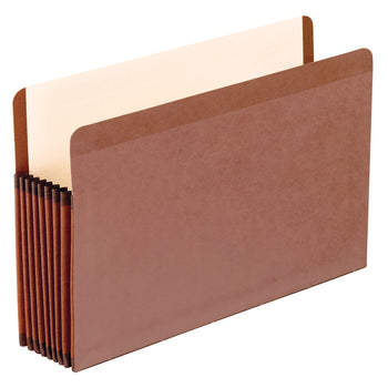 Pendaflex Lined Expanding File Pocket - 7" Expansion - Legal Size - Red ...