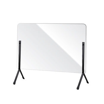 Futech Countertop Plexiglass Barrier - Y Bar Legs - 24" H X 32" W - No ...
