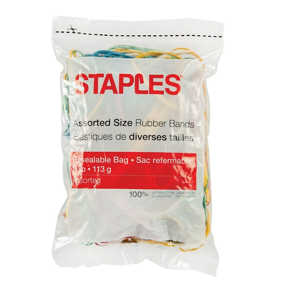 Staples Economy Rubber Bands - Assorted Size and Colour | staples.ca