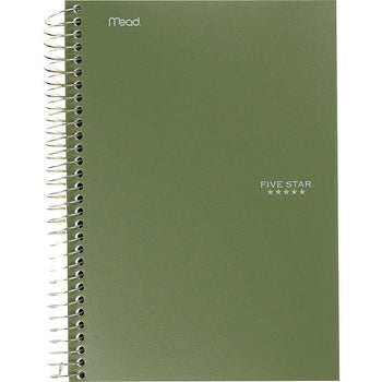Five Star 5-Subject Premium Notebook - 9-1/2" x 6" - Assorted Colours ...