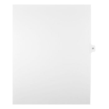 Mark Maker Legal Exhibit Index Tab White Single Tabs, 1/15th Cut ...
