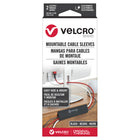 VELCRO Brand Mountable Cable Sleeves - 8" L x 4.75 " W - Black - 2 Pack ...