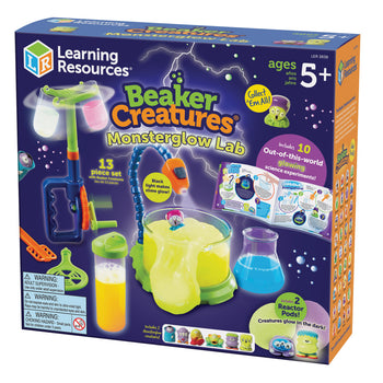 Learning Resources Beaker Creatures Monster Glow Lab - Multicolor ...