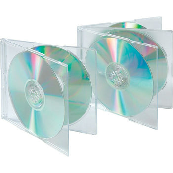 Staples Multi-Disc Jewel Cases - Double - 25-Pack | staples.ca