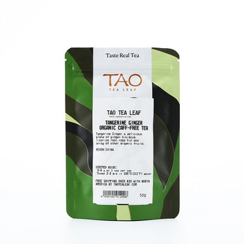 Tao Tea Leaf Organic Ginger Tangerine Herbal Tea - Loose Leaf - 50g ...