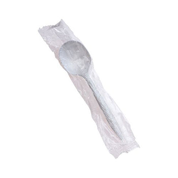 Polar Pak Polypro Individually Wrapped Soup Spoon - White - 1000 Pack ...
