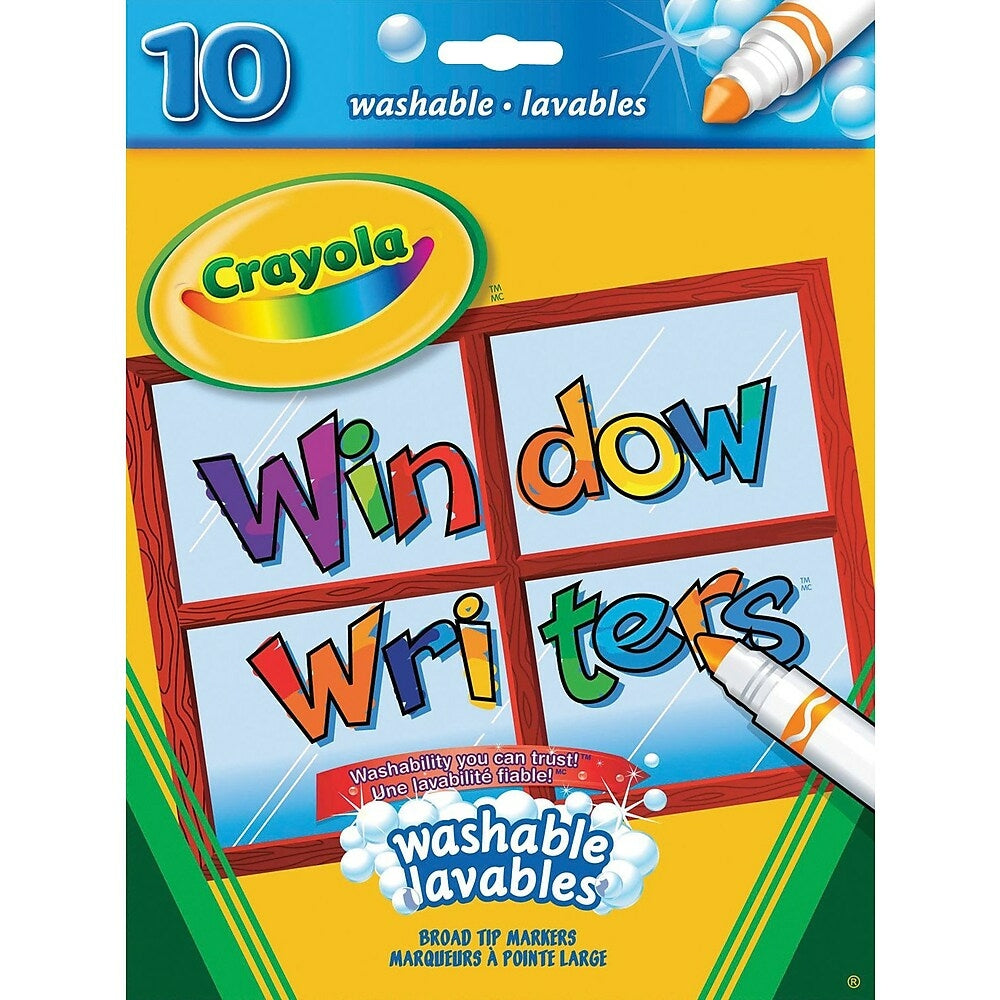 Crayola Window Writer Markers, 10 Pack | staples.ca
