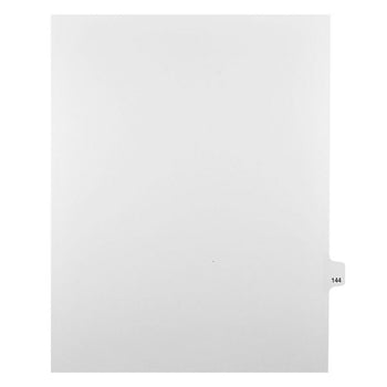 Mark Maker Legal Exhibit Index Tab White Single Tabs, 1/25th Cut ...
