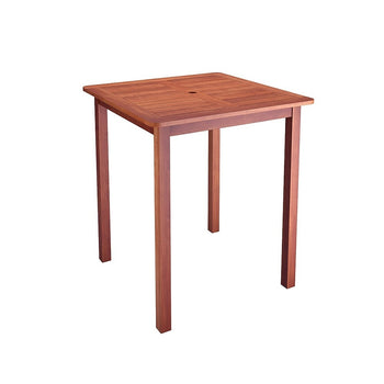 CorLiving PEX-263-T Miramar Hardwood Outdoor Bar Height Table, Cinnamon ...