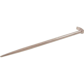 Gray Tools 15" Rolling Head Pry Bar, 1/2" Round Shank, Nickel Plate ...